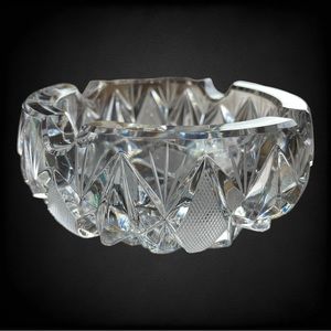 Accents | Vintage Heavy Cut Crystal Imperlux Genuine Handcut Lead ...